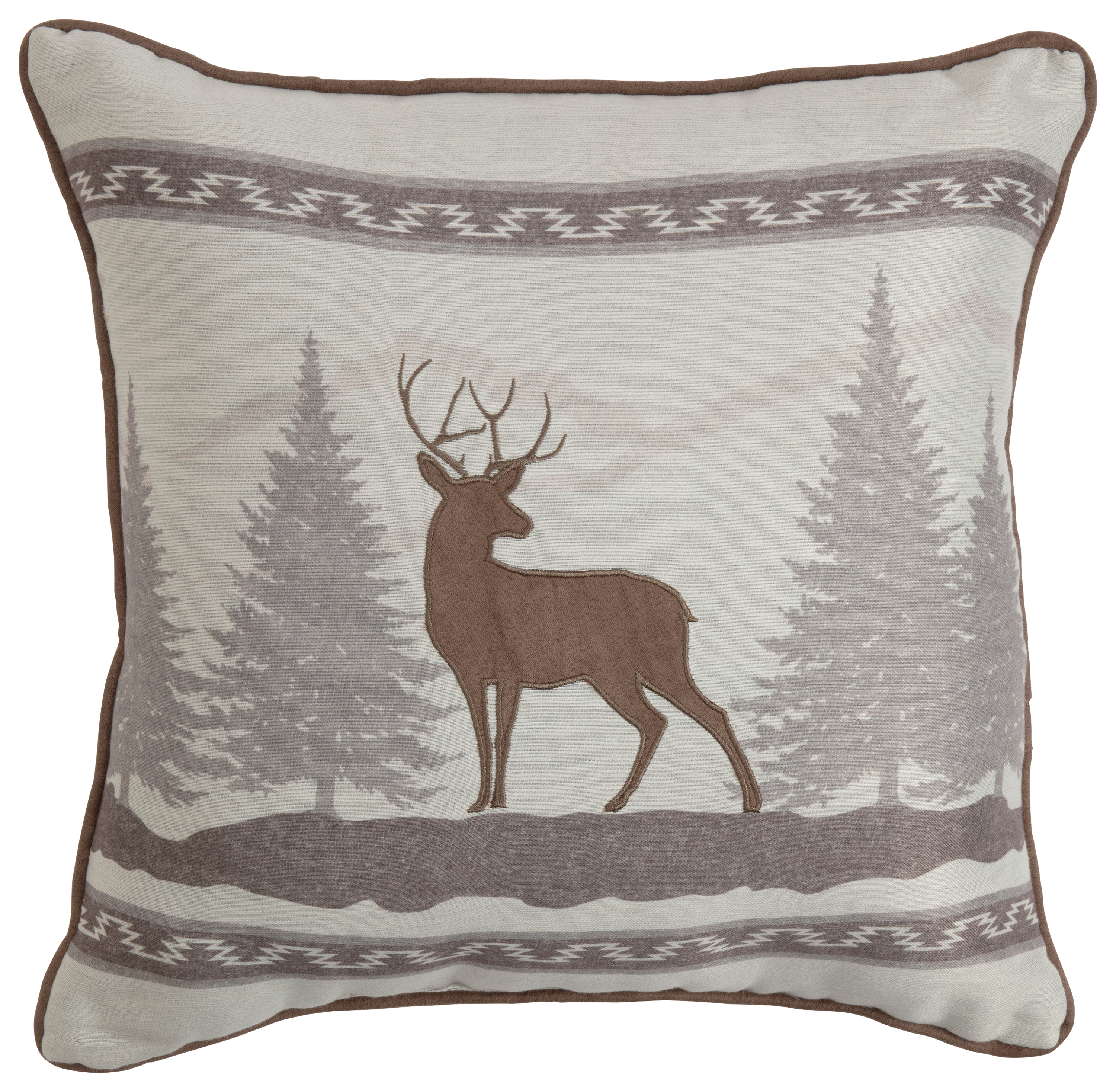 Bob Timberlake Sedona Bedding Collection Buck Applique Throw Pillow ...